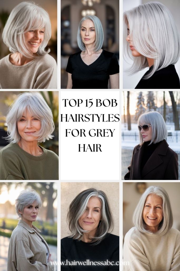 Top Silver Bob Hairstyles - Hair Wellness ABC