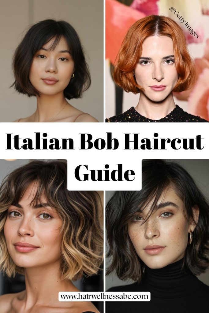 Italian Bob Hair- The Chic, Jaw-length Hairstyle Guide