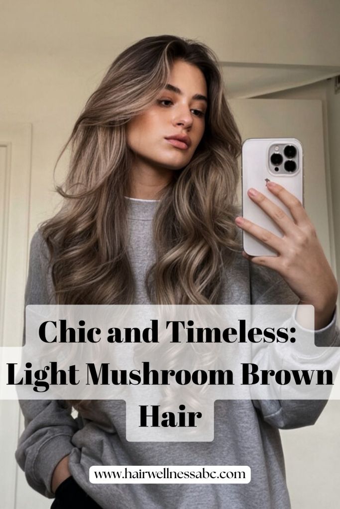 Mushroom Brown Hair Color - Ashy, Smoky, Earthy Hair Trend